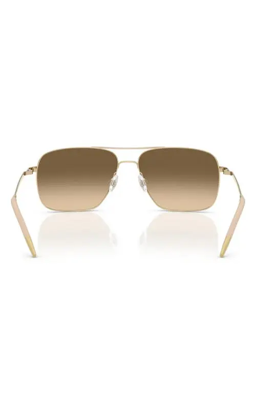Oliver Spencer Clifton Aviator Sunglasses