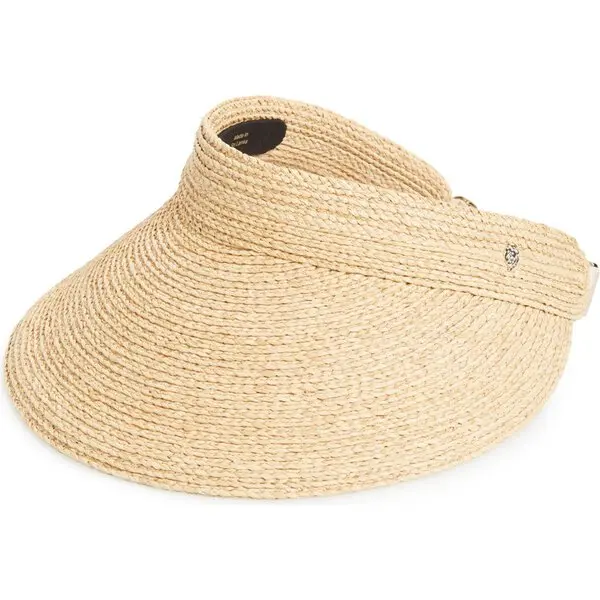 Helen Kaminski Kirsten Raffia Visor - Natural