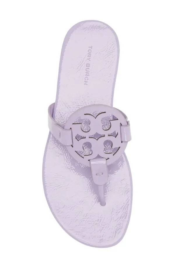 Tory Burch Miller Soft Thong Sandal In Lavender Cloud 60% Off