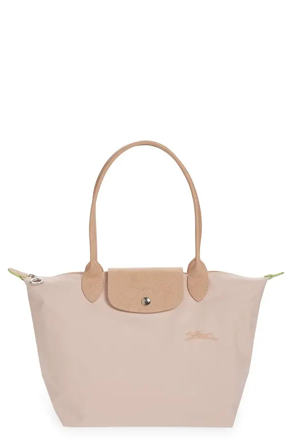 Longchamp Le Pliage Green Recycled Canvas Large Shoulder Tote