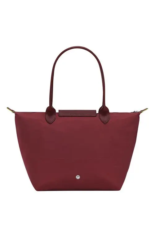 Longchamp Le Pliage Recycled Canvas Shoulder Tote Bag - Pomegranate
