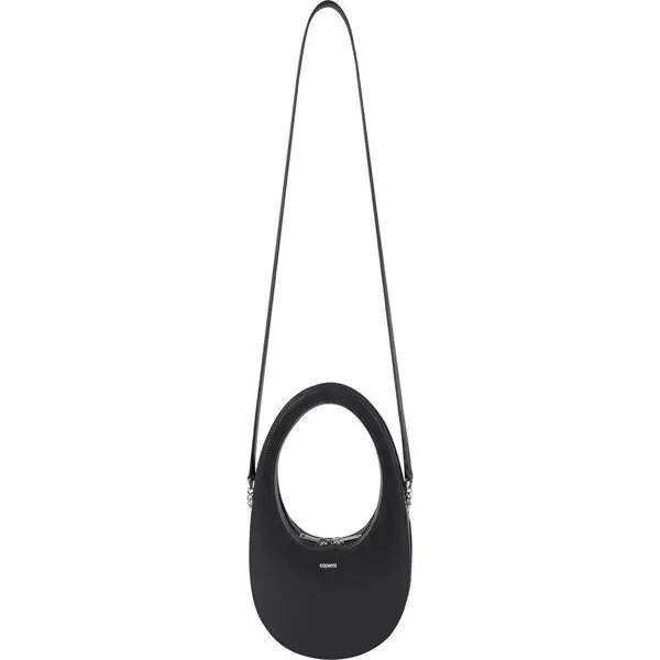 Coperni Mini Swipe Leather Crossbody Bag - Black