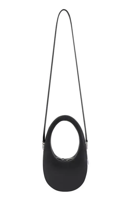 Coperni Mini Swipe Leather Crossbody Bag - Black