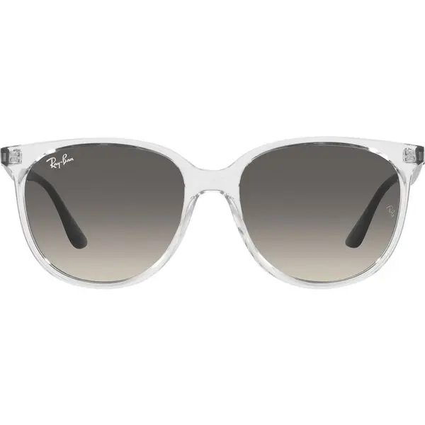Ray-ban 54mm Gradient Square Sunglasses - Transparent / Grey Gradient