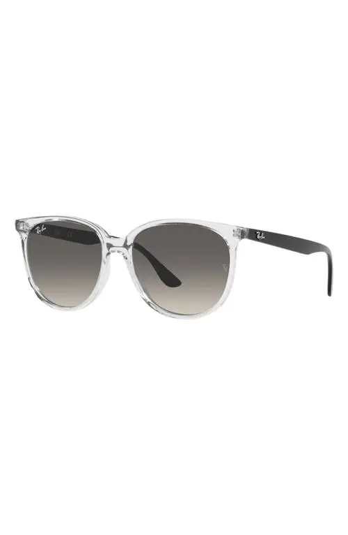 Ray-ban 54mm Gradient Square Sunglasses - Transparent / Grey Gradient