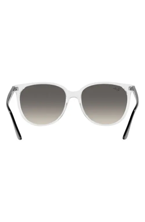 Ray-ban 54mm Gradient Square Sunglasses - Transparent / Grey Gradient
