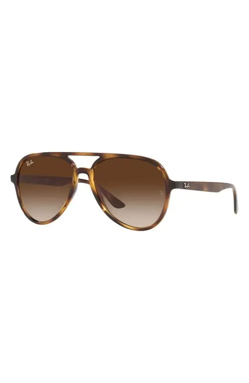 Ray-ban 57mm Aviator Sunglasses - Havana/brown Gradient