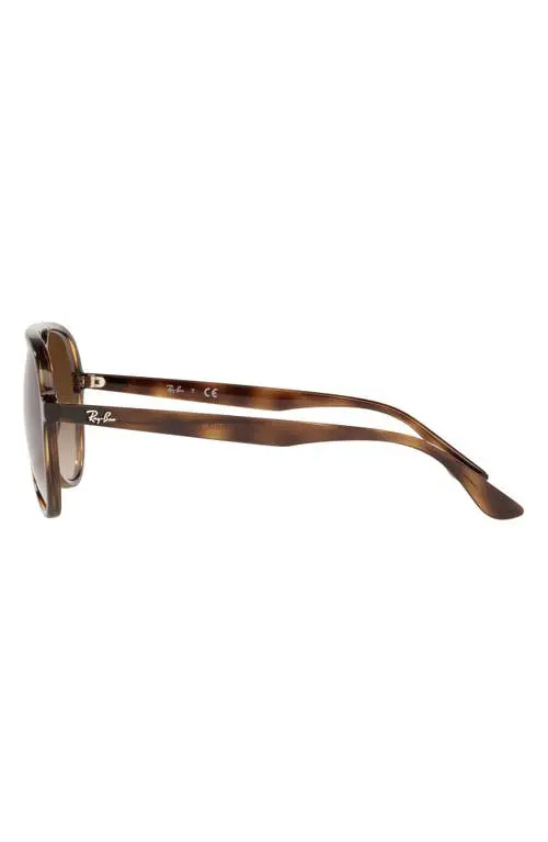 Ray-ban 57mm Aviator Sunglasses - Havana/brown Gradient