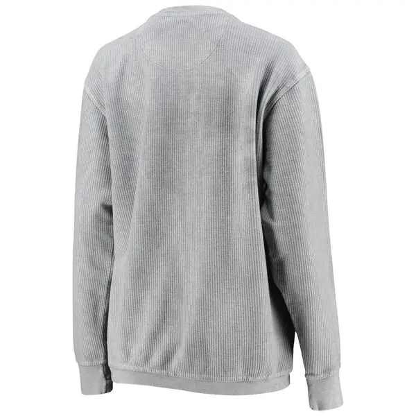 PRESSBOX Northeastern Huskies Comfy Cord Vintage Wash Basic Arch Pullover Sweatshirt