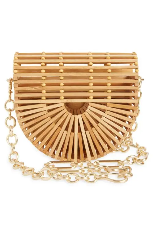 Cult Gaia Ark Flap Bamboo Crossbody