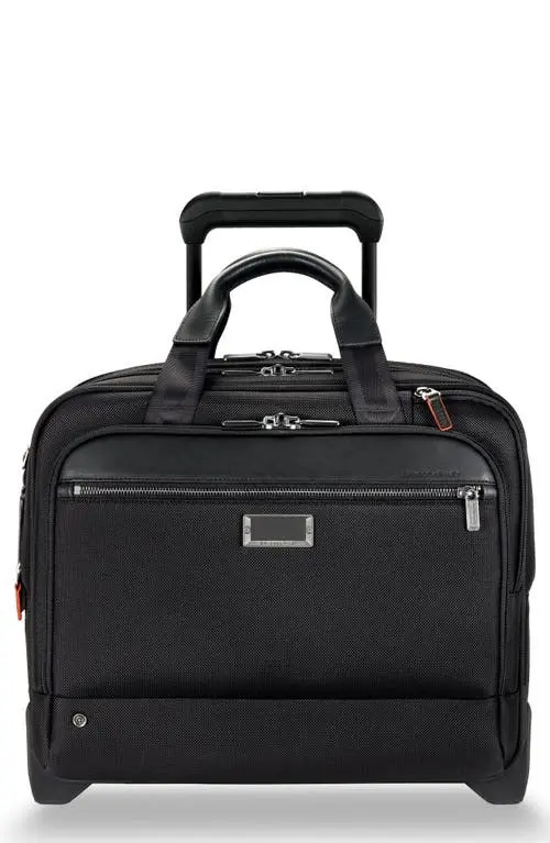 Briggs & Riley Work 15-inch Medium Expandable Wheeled Briefcase - Black