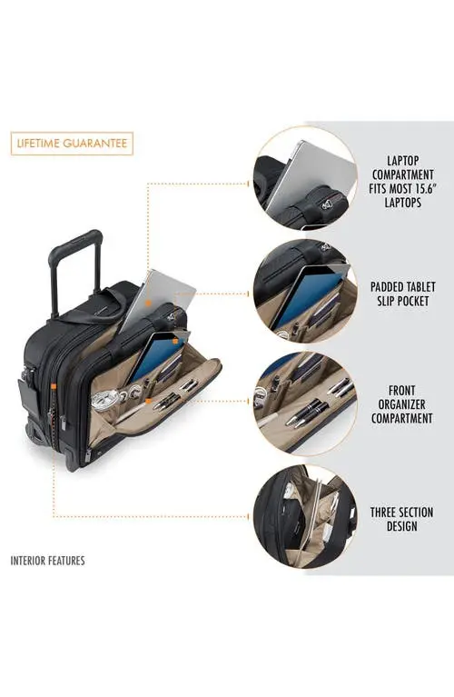 Briggs & Riley Work 15-inch Medium Expandable Wheeled Briefcase