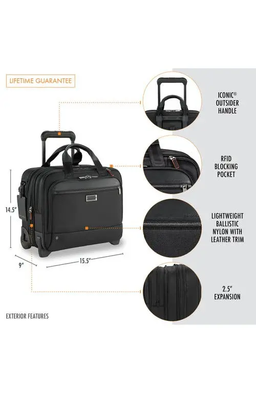 Briggs & Riley Work 15-inch Medium Expandable Wheeled Briefcase