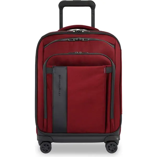 Briggs & Riley 21-inch Expandable Spinner Suitcase - Brick Red