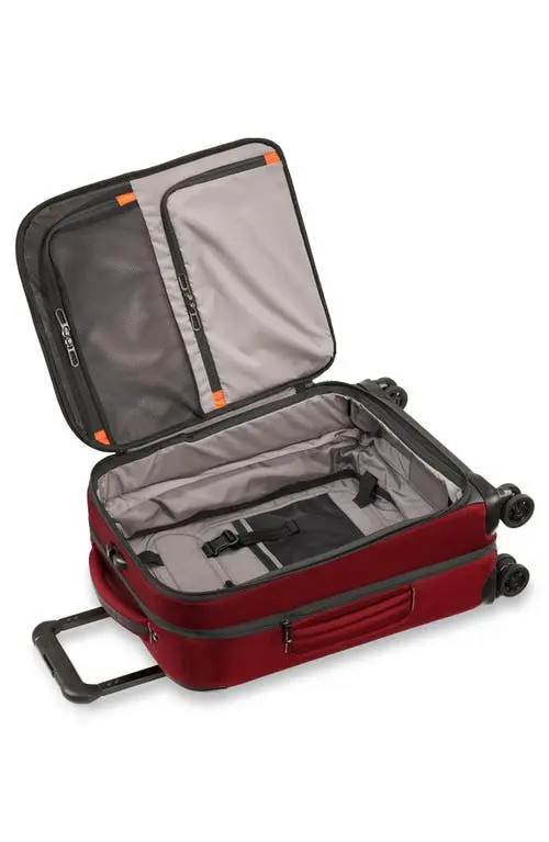 Briggs & Riley 21-inch Expandable Spinner Suitcase - Brick Red