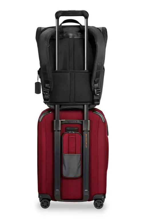 Briggs & Riley 21-inch Expandable Spinner Suitcase - Brick Red