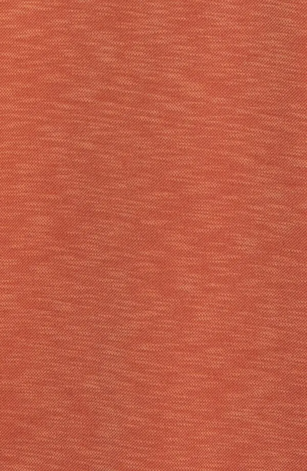 Johnston & Murphy Slub Modal Blend Polo - Rust