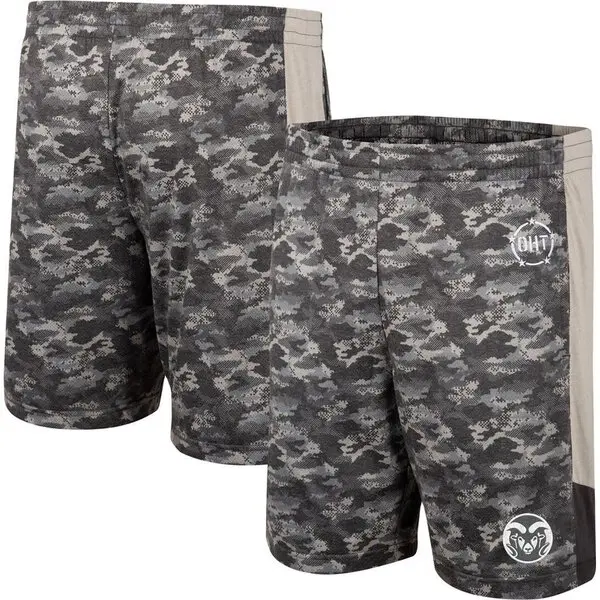 COLOSSEUM Colorado State Rams Oht Military Appreciation Terminal Shorts - Camo