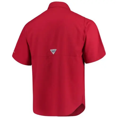 Columbia Arkansas Razorbacks Pfg Tamiami Shirt