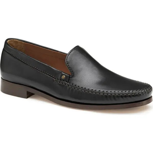 Johnston & Murphy Baldwin Venetian Loafer - Black