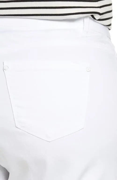 Wit & Wisdom Ab'solution Denim Shorts - Optic White
