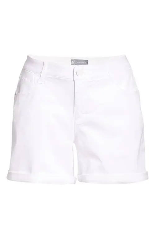Wit & Wisdom Ab'solution Denim Shorts - Optic White