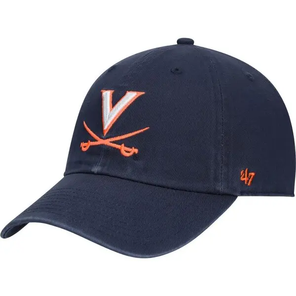 '47 Virginia Cavaliers Clean Up Adjustable Cap - Navy