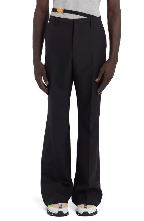 Versace Biggie Medusa Harness Flared Pants