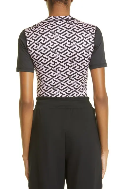 Versace La Greca Logo Gym T-shirt