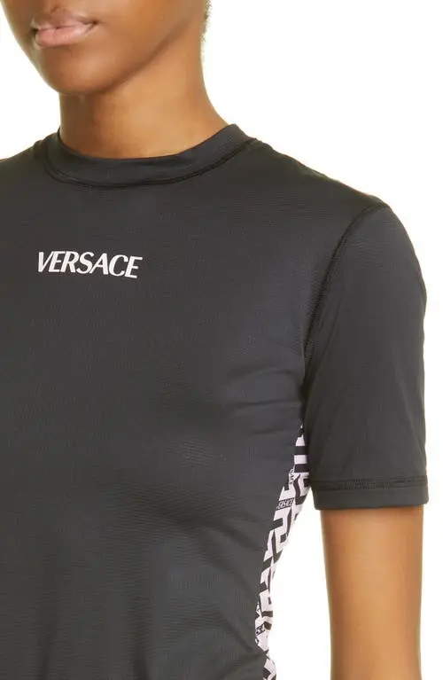 Versace La Greca Logo Gym T-shirt