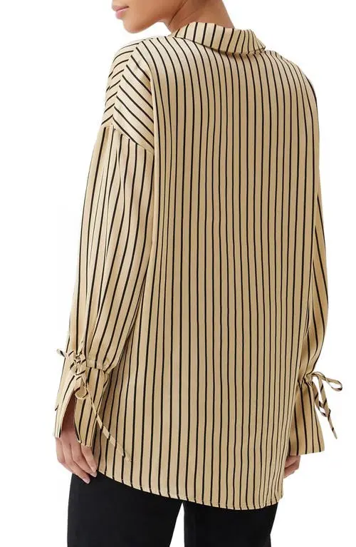 4TH & RECKLESS Rodell Tie Cuff Shirt