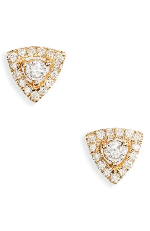 DANA REBECCA DESIGNS Ava Bea Diamond Stud Earrings - Yellow Gold