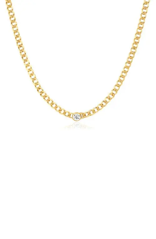 Ef Collection Sari Diamond Chain Necklace - 14k Yellow Gold