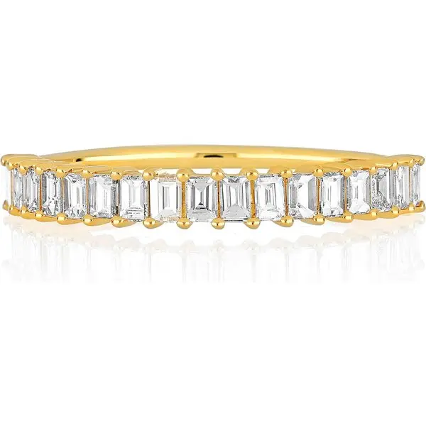 Ef Collection Baguette Diamond Ring - 14k Yellow Gold