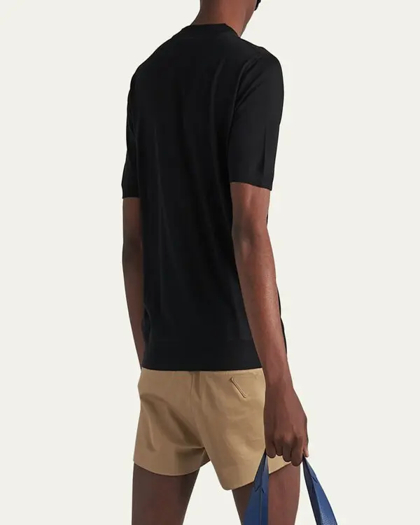 Prada Superfine Wool Logo Sweater
