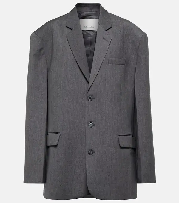 THE FRANKIE SHOP Gelso Oversized Blazer - Grey