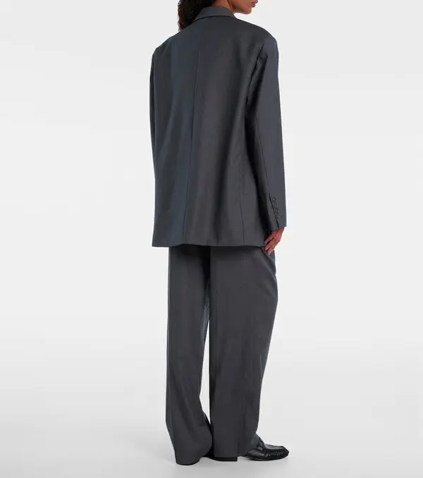 THE FRANKIE SHOP Gelso Oversized Blazer - Grey