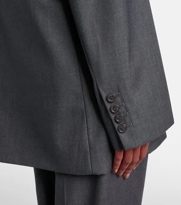 THE FRANKIE SHOP Gelso Oversized Blazer - Grey