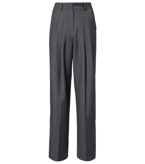 THE FRANKIE SHOP Gelso High-rise Wide-leg Trousers - Grey
