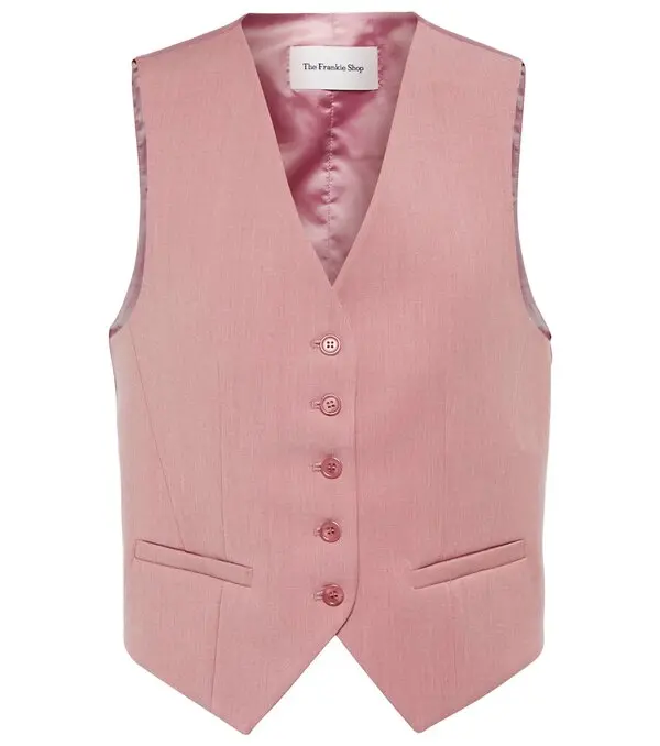 THE FRANKIE SHOP Gelso Vest - Pink