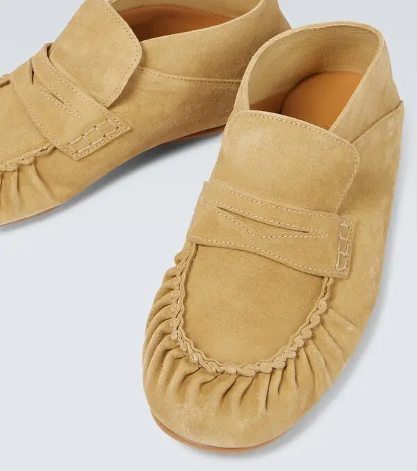 Loewe Suede Moccasins