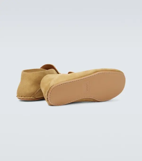Loewe Suede Moccasins