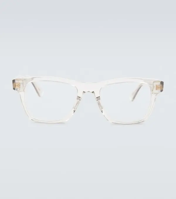 Bottega Veneta Square Frame Glasses - White