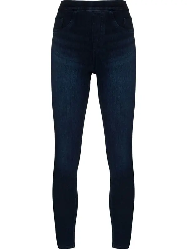 Spanx Jean-ish Cropped Leggings - Blue