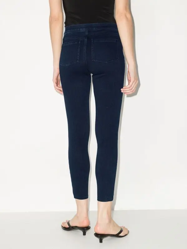 Spanx Jean-ish Cropped Leggings - Blue