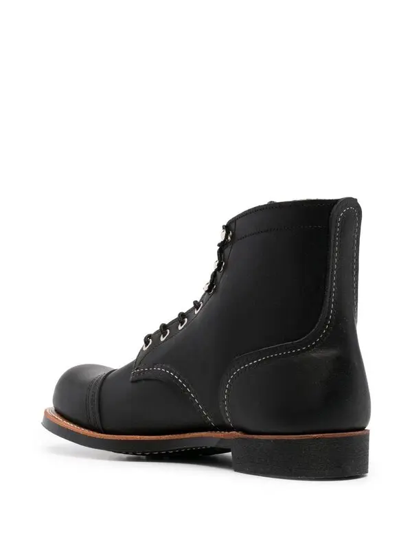 Red Wing Lace-up Ankle Boots - Black