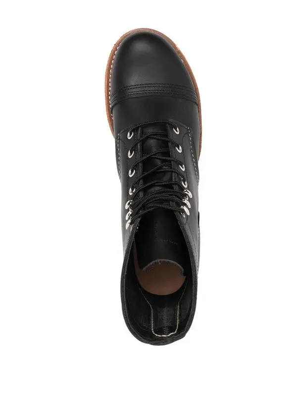 Red Wing Lace-up Ankle Boots - Black