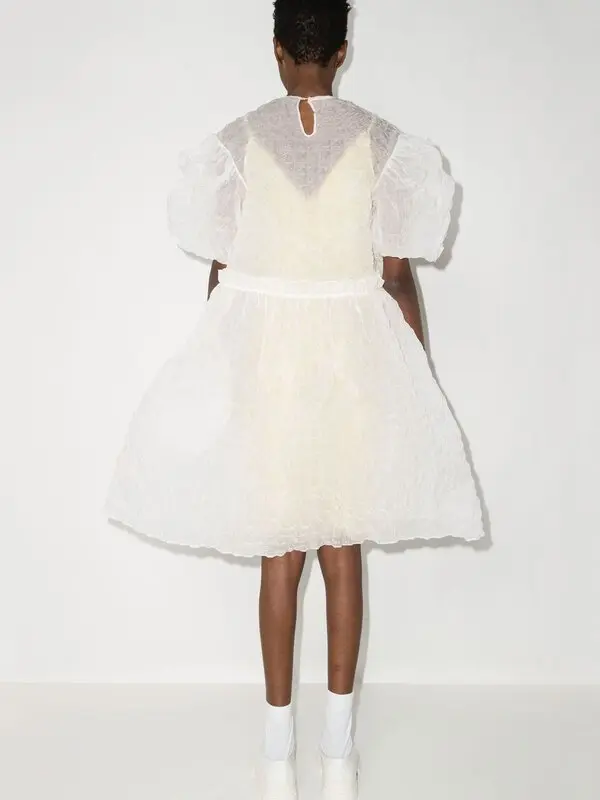 Brøgger Ada Puff-sleeves Crinked Dress