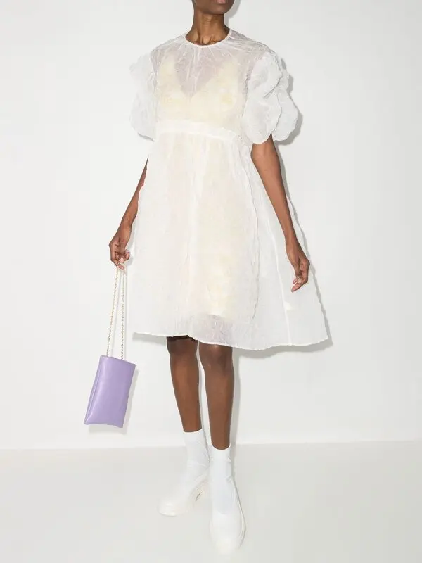 Brøgger Ada Puff-sleeves Crinked Dress