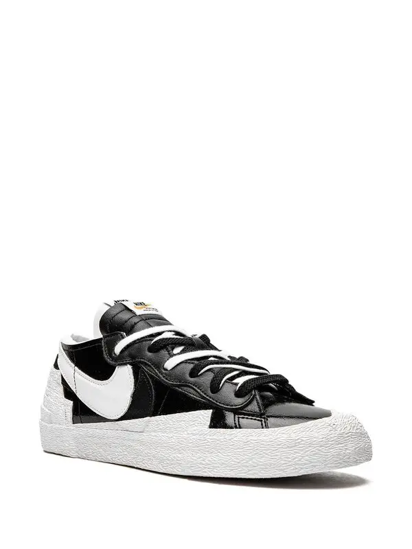 Nike X Sacai Blazer Low Patent Leather Sneakers